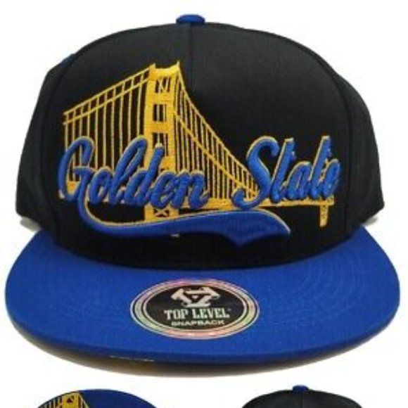 Top Level | Accessories | Golden State Top Level Wave Bridge Snapback ...